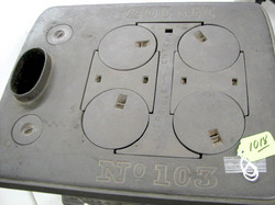 Toy Stove; Filley (GF), Charter Oak No 103, Cast Iron, 1880, 20 inch.