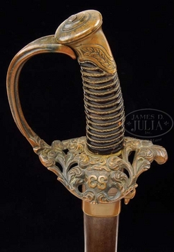 Sword; Haiman (Louis), Confederate Field Officer, Scabbard, Identified ...