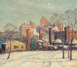 Lovejoy, Rupert Scott; Oil on Canvas Board Painting, signed 1929, The ...