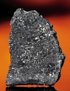 Meteorite; Mars, Chassignite, Morocco, NWA 2737, Slice, 9 grams.