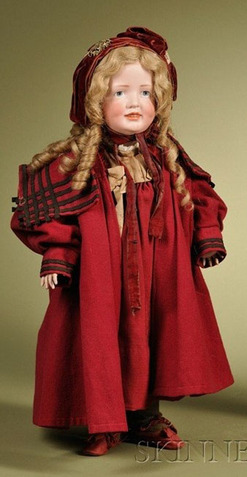 Simon & Halbig Doll; Character Child #151, Blue Painted Eyes, Open ...