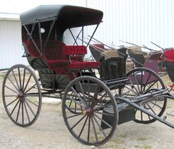 Buggy; Runabout, Jump Seat, Extension Top, Shafts, Restored.