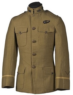 Uniform; WWI, US Army Signal Corps, Observer Tunic, Officer, Insignia.