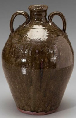 Stoneware; Craig (BB), Jug, Alkaline Glaze, 16 inch.