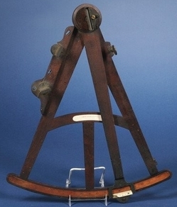 Instrument; Octant, Gilbert (John), Mahogany, Boxwood Scale, London, 17 ...