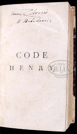 History; Code Henry, Slave Revolt in Haiti & King Henry.