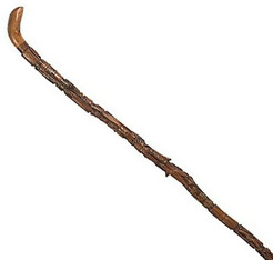 Cane; Folk Art, Maple Shaft, Relief Carved Fraternal Symbols, RM Foster ...