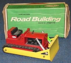 Construction Toy; Structo, Giant Bulldozer, No 514, Pressed Steel, Box.