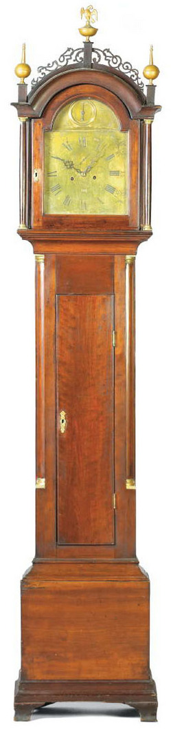 Tall Case Clock; Massachusetts, Chippendale, Willard (Benjamin ...