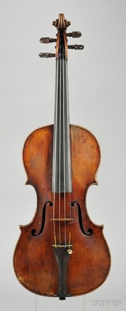 Strings; Violin, Guarneri (Pietro), Venice 1734, Label, 1-Piece Back.