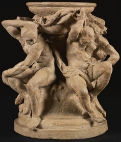 Terracotta Sculpture; Rodin (Auguste) & Carrier-Belleuse (Albert E ...