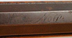 Rifle; Noll (Henry), Flintlock, Incise Carved, Inlays, Patchbox.