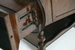 Viewer; Megalethoscope, Charles Ponti, Walnut Case, 35 inch.