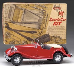 Toy Car; Doepke Model Toys, MG Roadster, No 2017, Die-Cast, Box.