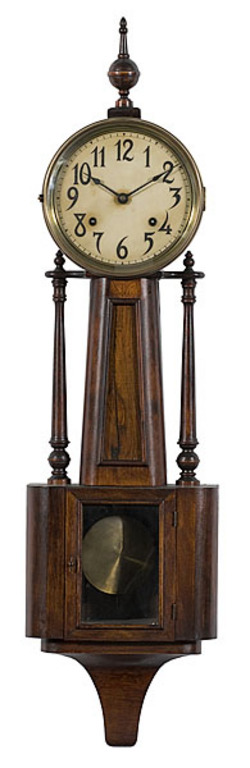 Banjo Clock; Ingraham (E), Nile Model, 8-Day, 39 inch.