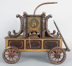 Model; Fire Engine Carriage, Side Crank, Manheim Pennsylvania Hope No 1 ...