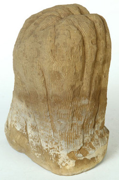 Folk Carving; Reed (Ernest 'Popeye'), signed 1976, Figure of Head with ...