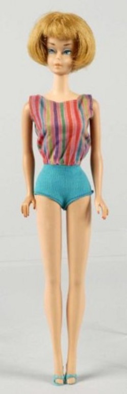 Barbie Doll American Girl Ash Blonde Bendable Leg Booklet 11 Inch