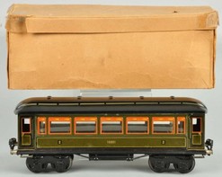 Train; Marklin, Pre-War, 1-Gauge, Passenger Car, No 18881, Box.