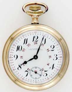 Watch-Pocket; Longines for Girard, Express Monarch, 21 Jewels, 2 inch.