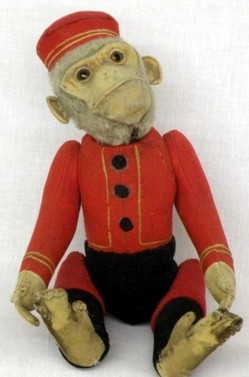 Stuffed Animal; Schuco, Monkey, Yes No, 14 inch.