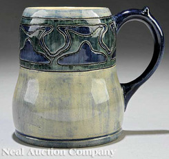 Newcomb College Pottery; Delavigne (Marie Odell), Mug, Pomegranate ...