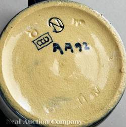 Newcomb College Pottery; Delavigne (Marie Odell), Mug, Pomegranate ...