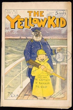 Magazine; Yellow Kid, 1897, Vol I, No 6, Outcault Cover Work.