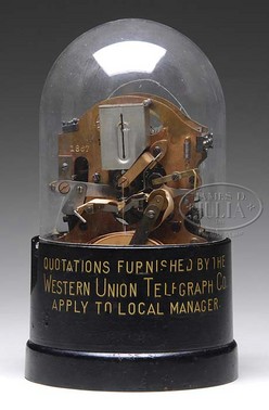 Mechanical Device; Edison Stock Ticker, Universal Model 32A, Western ...