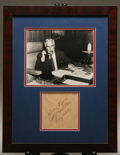 Signed Photograph; Hamilton (John), as Perry White in Superman TV ...