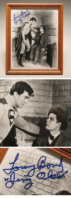 Signed Photograph; Bond (Tommy) as Jimmy Olsen, Superman Serial, Kirk ...