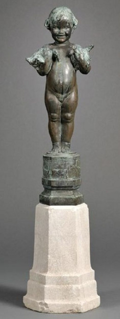 Bronze Sculpture; Parsons (Edith Barretto), after, signed, Duck Baby/A ...