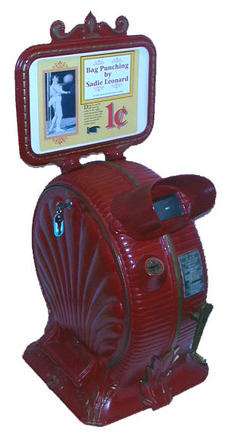 Arcade; Mutoscope, Clamshell, Cast Iron, Marquee, Bag Punching by Sadie ...