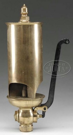 Mechanical; Steam Whistle, Crosby Steam Gage, Brass, Three Chime, 1877 ...
