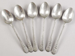 Pewter; Compton (Thomas), Spoons (6), 8 inch.