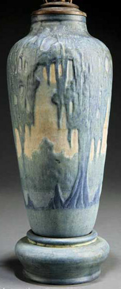 Table Lamp; Newcomb College Pottery, Simpson (Anna Frances), Moon ...