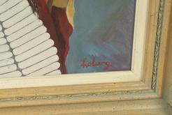 Helwig, Arthur Louis; Oil on Canvas Painting, signed, Indian Chief.