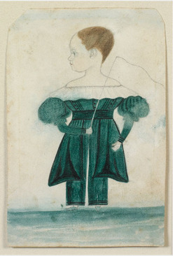 Dalee, Justus; Watercolor Painting, (attributed), Portrait: Young Boy ...