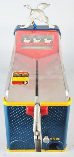 Arcade; Duck Hunter Target Shooting Gallery, Gumball Vendor.