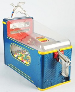 Arcade; Duck Hunter Target Shooting Gallery, Gumball Vendor.