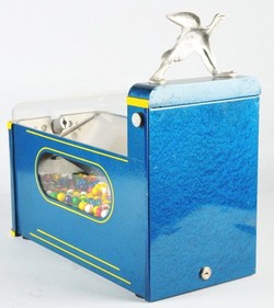 Arcade; Duck Hunter Target Shooting Gallery, Gumball Vendor.