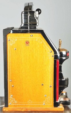 Slot Machine; Jennings, Nevada Club, Buckaroo, Red Light Up, 4 Reel, 25 ...