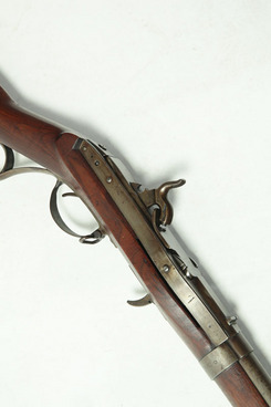 Rifle; Model 1819, Hall (JH), Breech Loading Conversion, 1832, 52 Caliber.