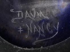 Daum Nancy Glass; Cameo, Vase, Acid Etched, Crocuses, 12 inch.