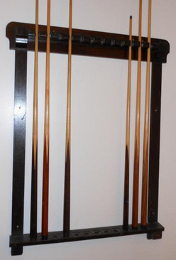 Pool; Cue Rack, Brunswick, Wall Mount, 47 inch.