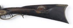 Rifle; Kentucky, Flintlock, Silver Inlay, Brass Patchbox, Walker Lock ...