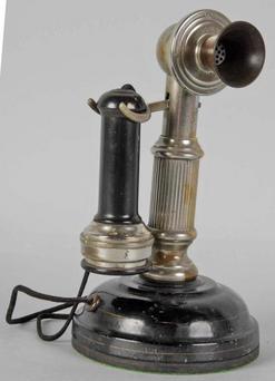 Telephone; Candlestick, Stromberg Carlson, Roman Column, 11 inch.