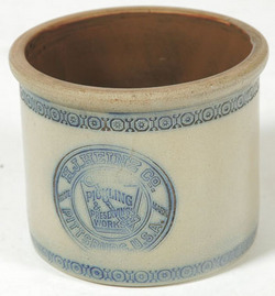 Stoneware; Heinz, Pickling & Preserving Works, Keystone Logo, 6 inch.