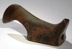 Stone; Birdstone, Slate, Glacial Kame Type, Michigan, 4 inch.