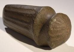 Stone; Axe, Granite, Fluted, Wisconsi, 6 inch.